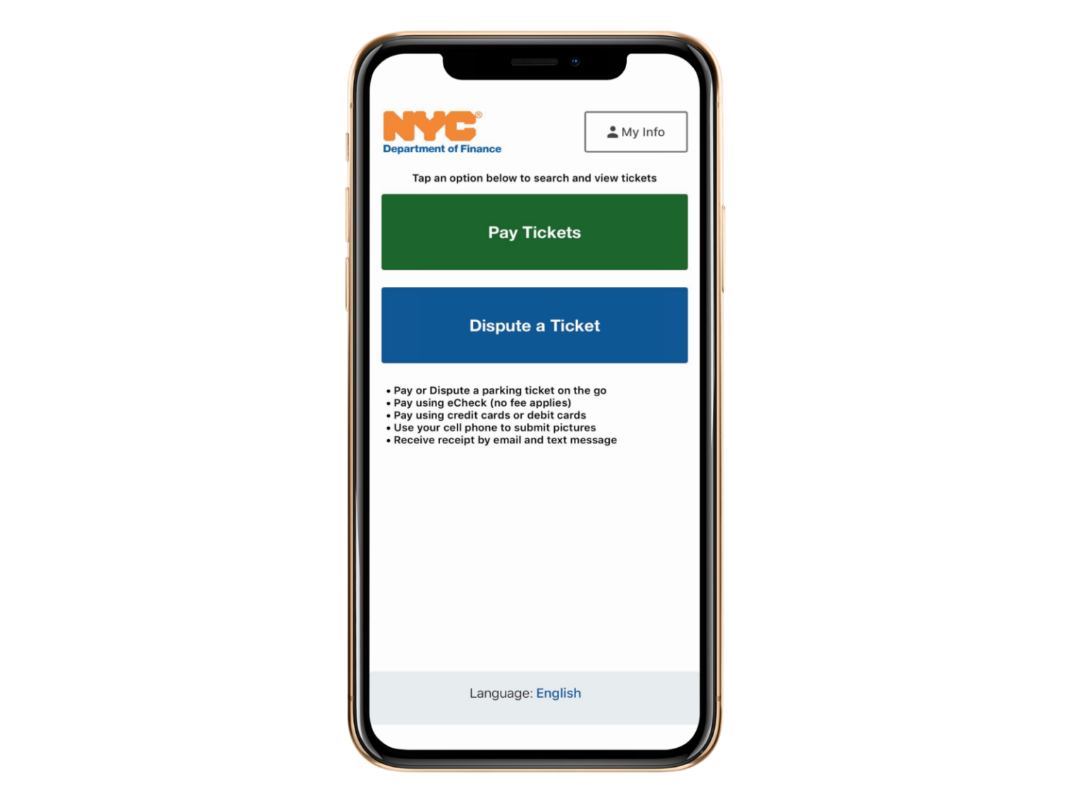 NYC Department of Finance: Voyatek Pay or Dispute App: Case Study